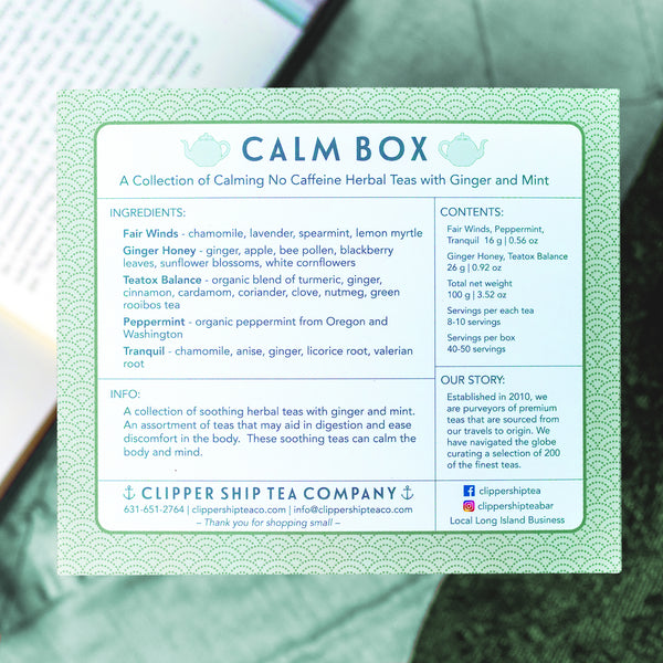 Calm Box – Clipper Ship Tea Company