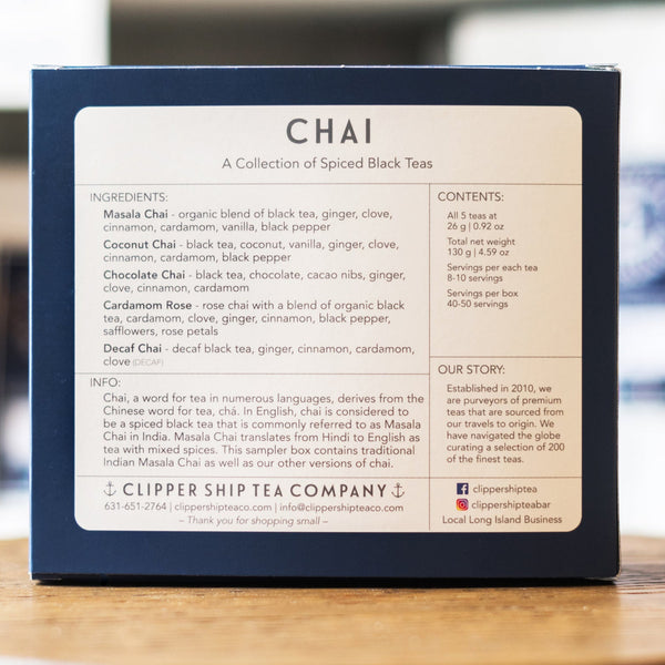 Chai Box – Clipper Ship Tea Company