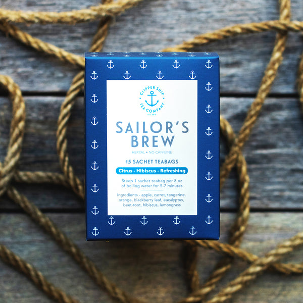 Sailor's Brew Pyramid Sachet Box – Clipper Ship Tea Company